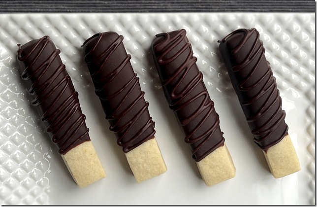 Twelve Days of Christmas Cookies: Chocolate Orange Shortbread Sticks ...