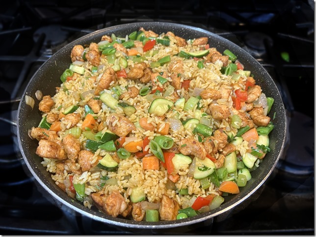 Indian Chicken Fried Rice | No Empty Chairs